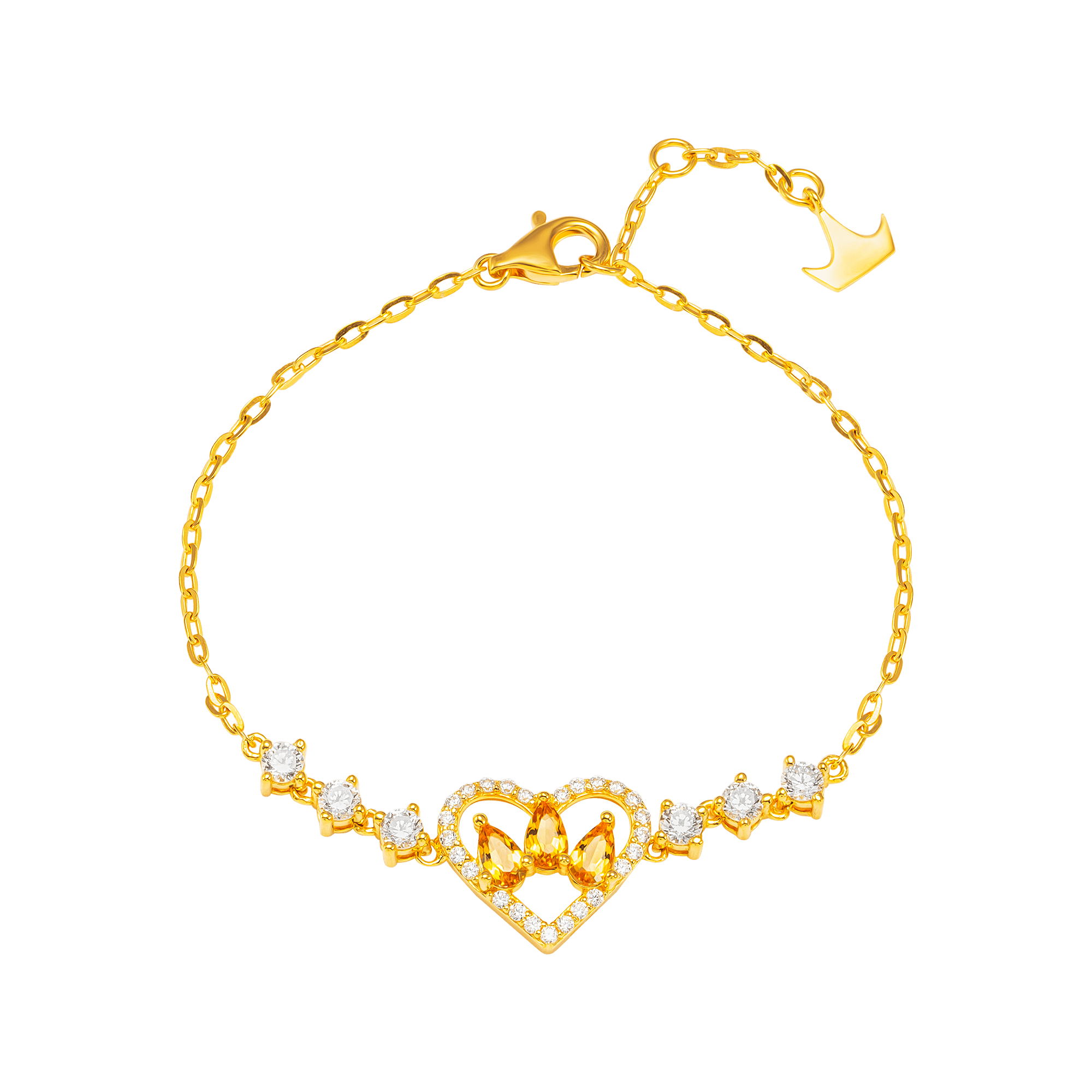 L c Tay V ng 14k nh Citrine Disney pnj Beauty The Beast Ctxmy000069 L c Tay V ng 14k nh Citrine Disney pnj Beauty The Beast Ctxmy000069
