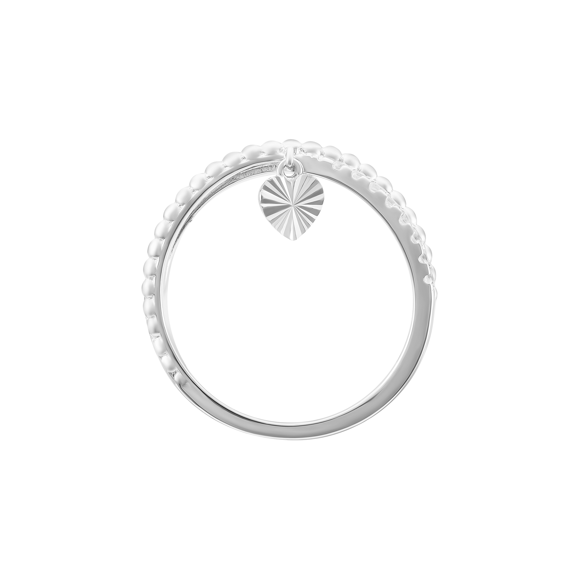 Nhẫn bạc đính đá pnjsilver hình trái tim xmxmw060261