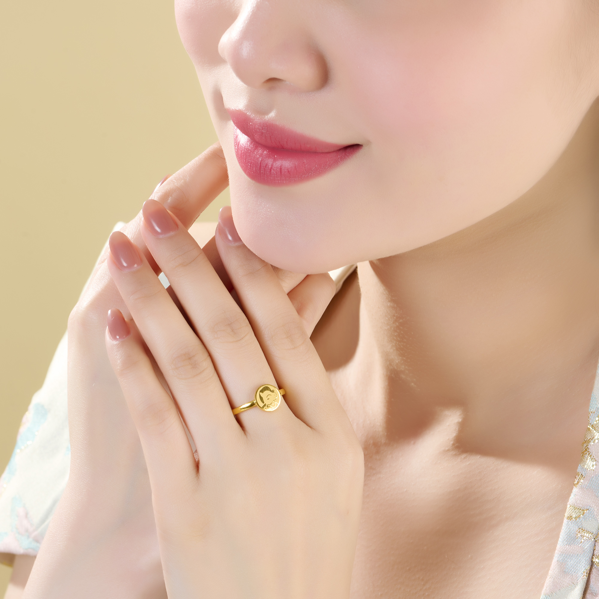 Nhẫn vàng 99% pnj turning gold 0000y003916